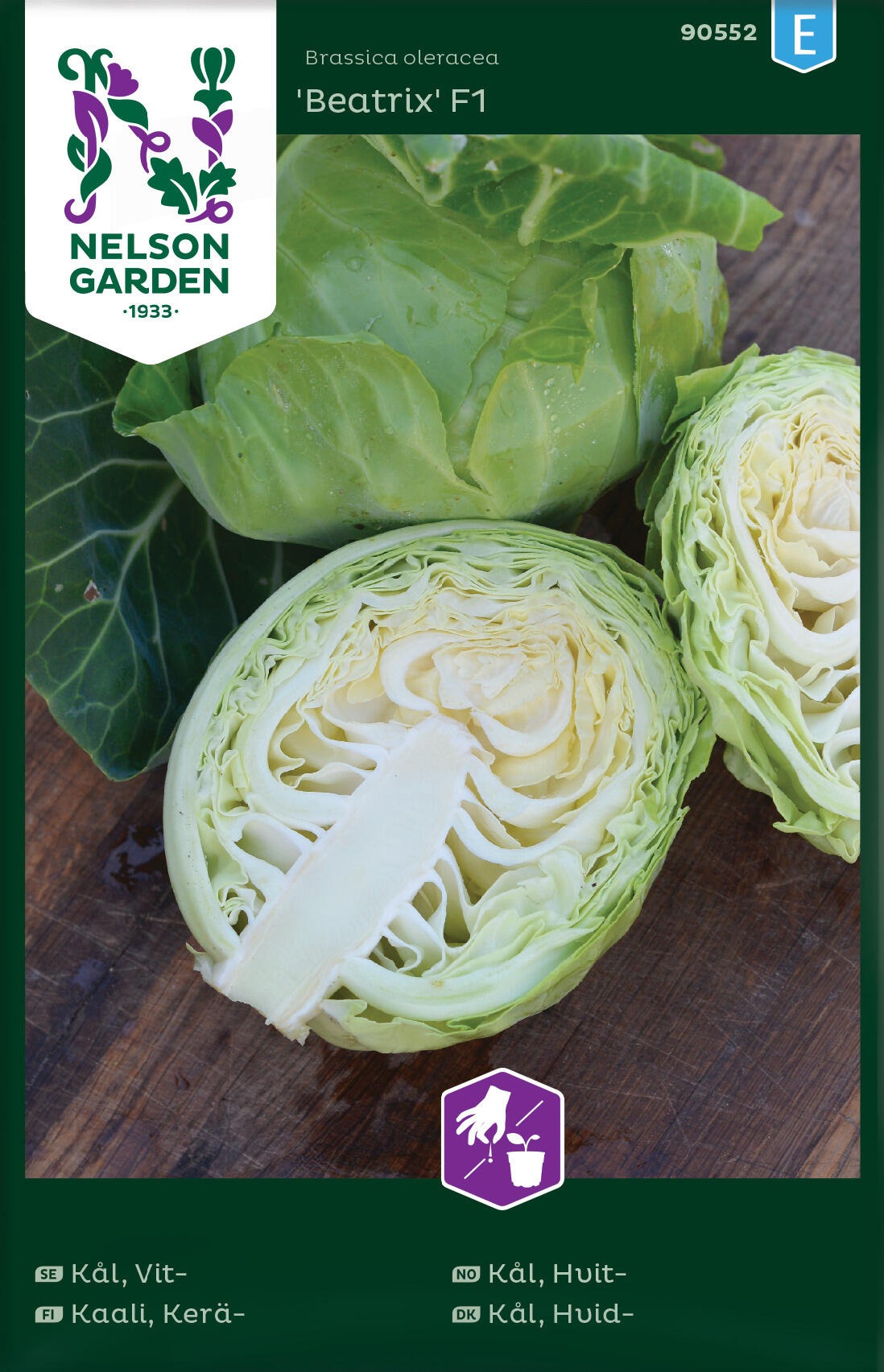 Kål, Hvidkål sommer, Beatrix F1 - Nelson garden - Gartnerhallen A/S