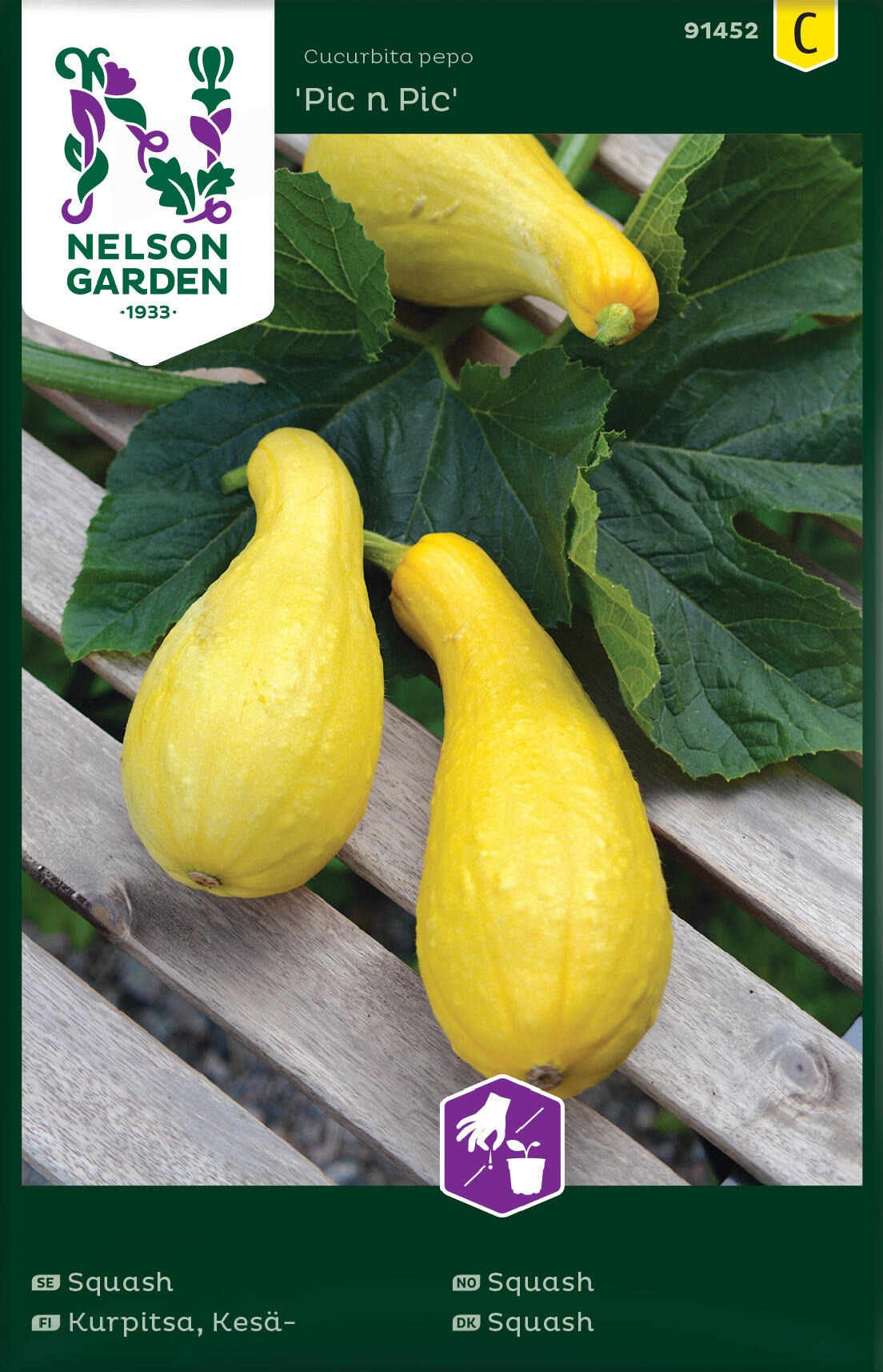 Squash, Pic n Pic - Nelson garden - Gartnerhallen A/S