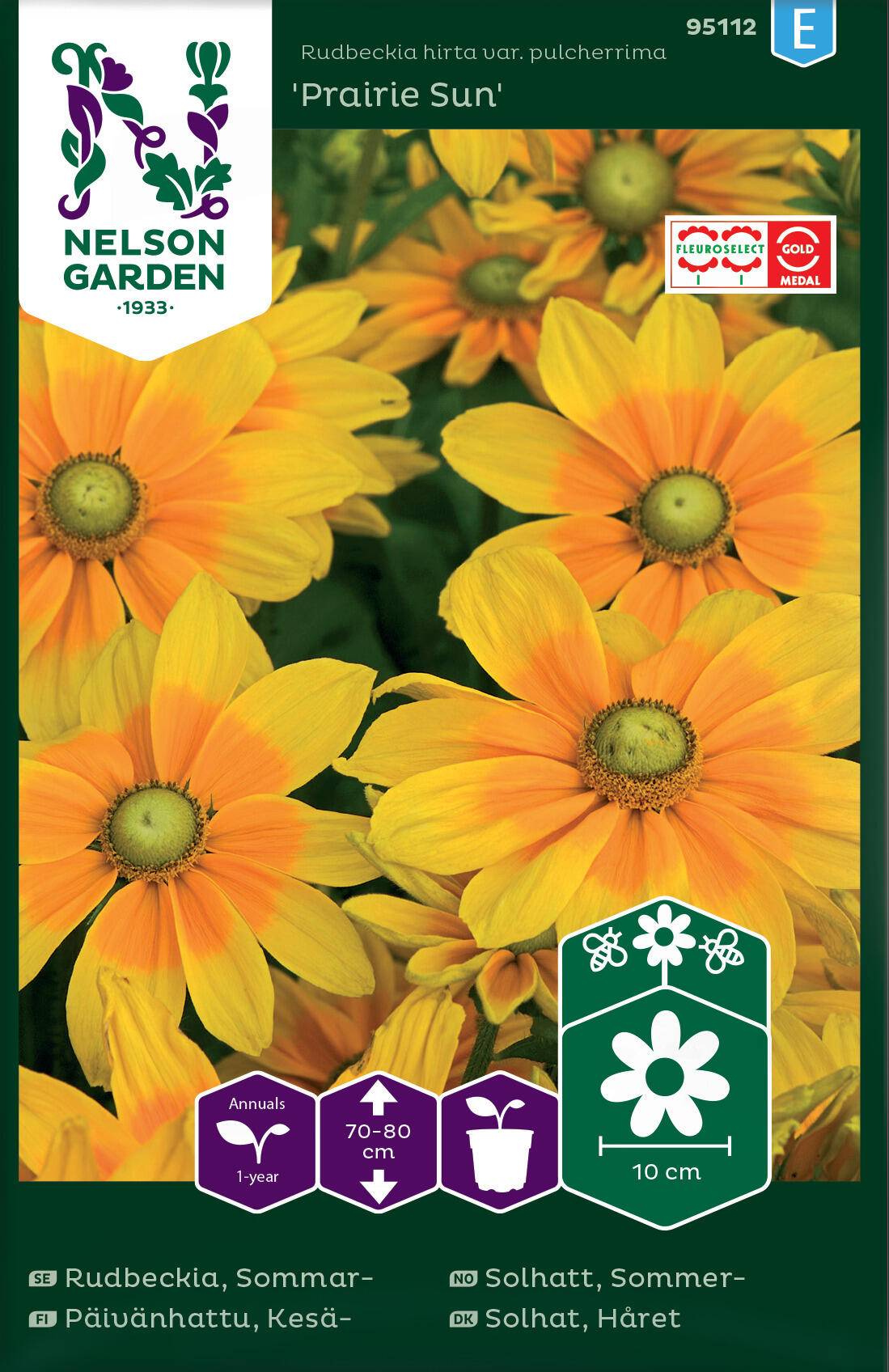 Solhat, Håret solhat 'Prairie Sun' - Nelson garden - Gartnerhallen A/S